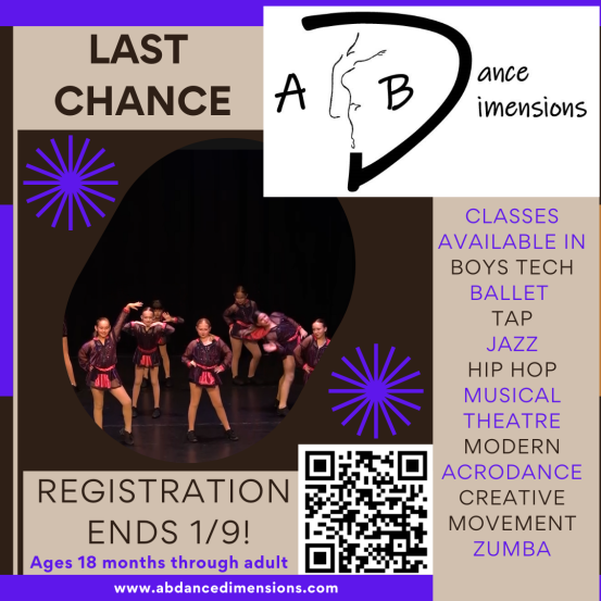 A&B Dance Dimensions - Announcements